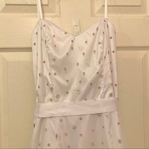 Josh & Jazz | Dresses | Josh Jazz White Sparkly Dress | Poshmark